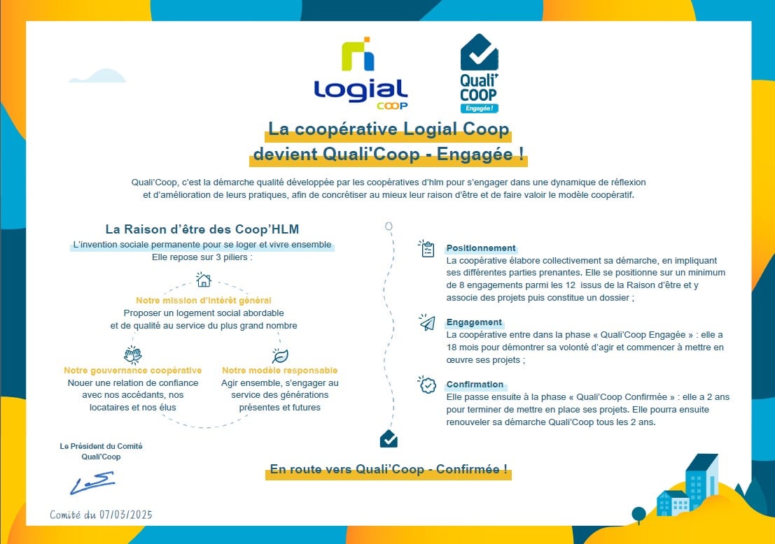 Logial-COOP devient Quali'COOP engagée ! - Logial-COOP